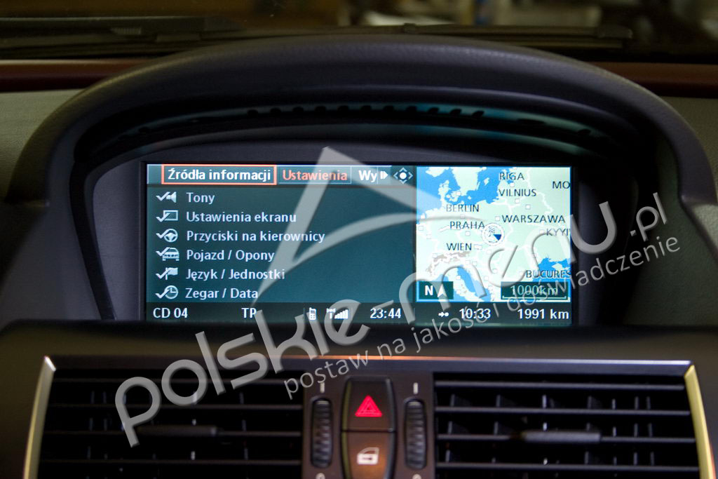 BMW iDRIVE CCC Polskie Menu Polski Lektor E60 E90 E71 X5 X6 - Polskie ...