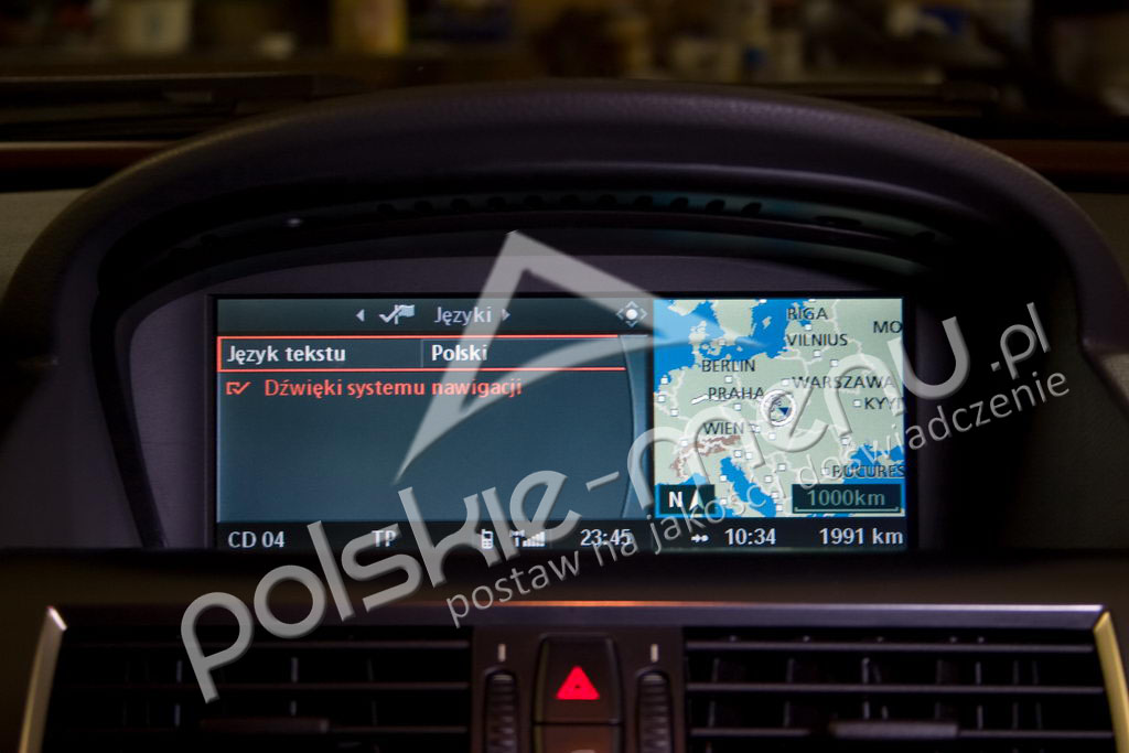 BMW iDRIVE CCC Polskie Menu Polski Lektor E60 E90 E71 X5 X6 - Polskie ...