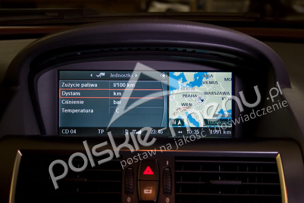 BMW iDRIVE CCC Polskie Menu Polski Lektor E60 E90 E71 X5 X6 - Polskie ...