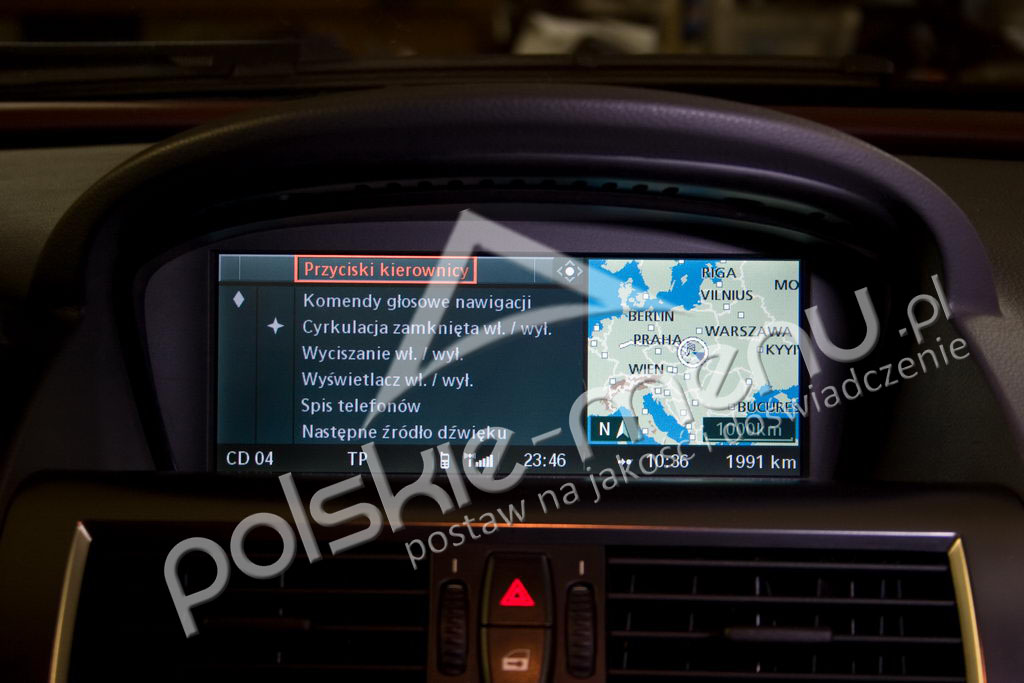 BMW iDRIVE CCC Polskie Menu Polski Lektor E60 E90 E71 X5 X6 - Polskie ...