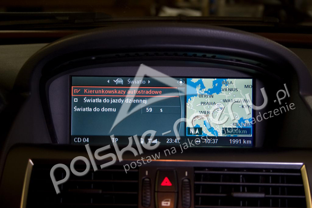 BMW iDRIVE CCC Polskie Menu Polski Lektor E60 E90 E71 X5 X6 - Polskie ...