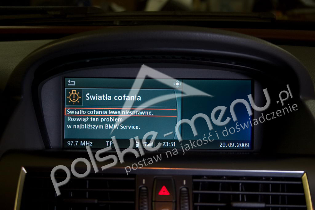 BMW iDRIVE CCC Polskie Menu Polski Lektor E60 E90 E71 X5 X6 - Polskie ...