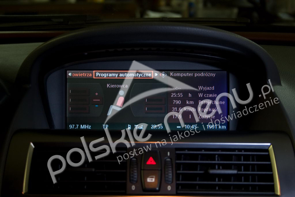 BMW iDRIVE CCC Polskie Menu Polski Lektor E60 E90 E71 X5 X6 - Polskie ...