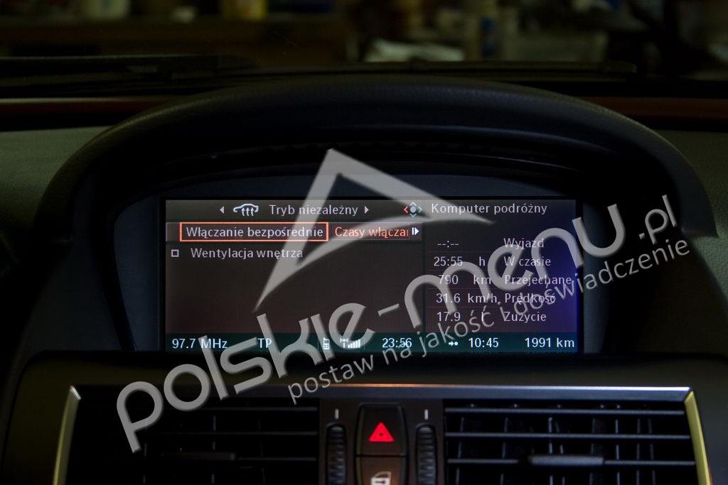 BMW iDRIVE CCC Polskie Menu Polski Lektor E60 E90 E71 X5 X6 - Polskie ...