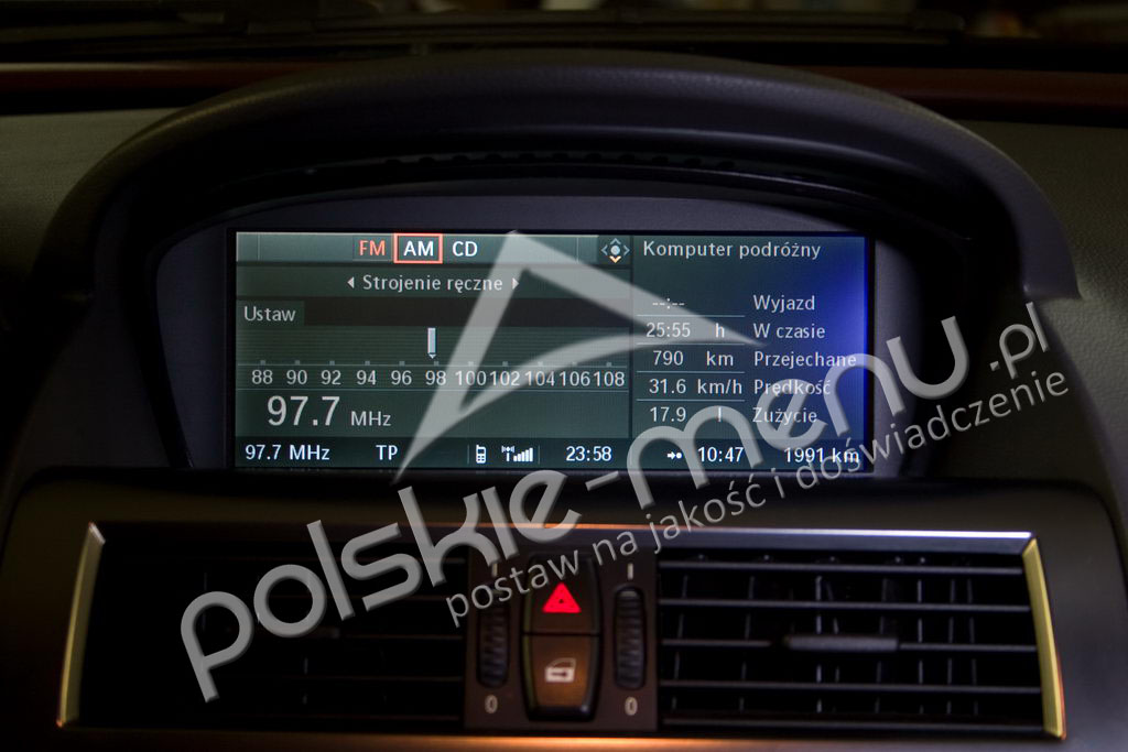 BMW iDRIVE CCC Polskie Menu Polski Lektor E60 E90 E71 X5 X6 - Polskie ...