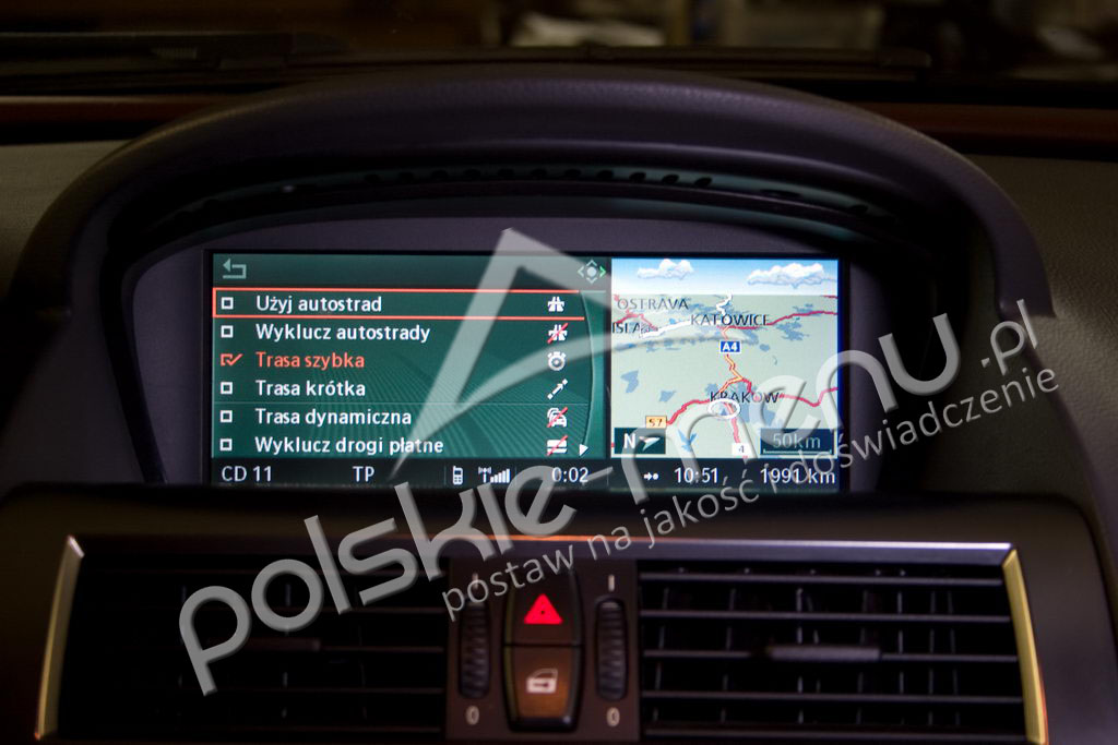 BMW iDRIVE CCC Polskie Menu Polski Lektor E60 E90 E71 X5 X6 - Polskie ...