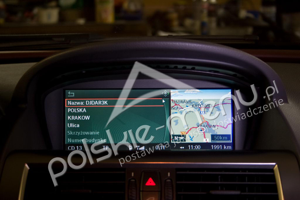 BMW iDRIVE CCC Polskie Menu Polski Lektor E60 E90 E71 X5 X6 - Polskie ...